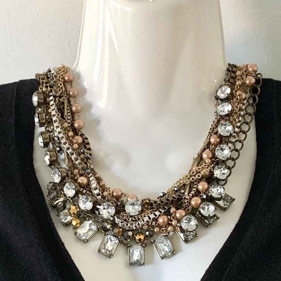 Jewelry | Braided Multi Strand Chain Necklace | Poshmark